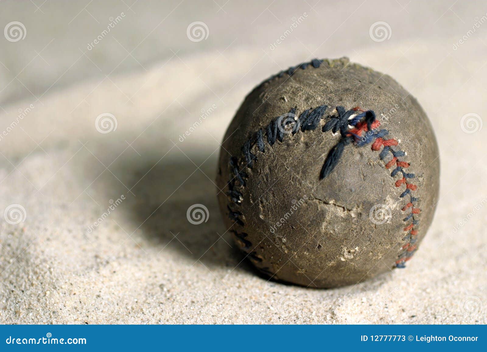 Old Baseball stock image. Image of sand, antique, ball - 12777773