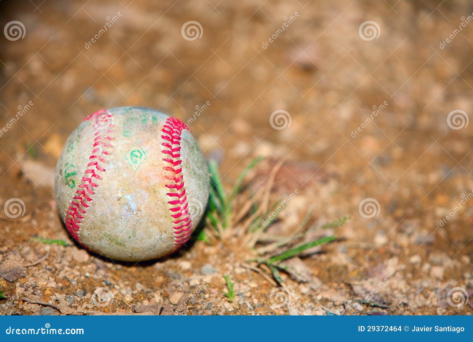 Old baseball ball stock photo. Image of ground, athletics - 29372464