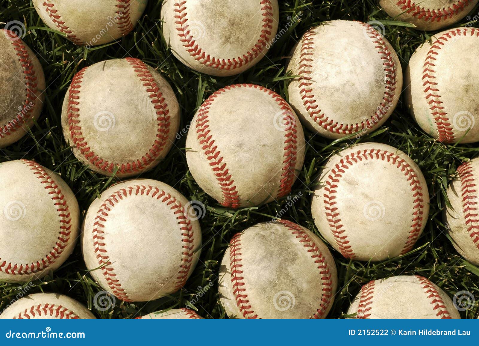 Old baseballs stock photo. Image of ground, baseballs - 2152522