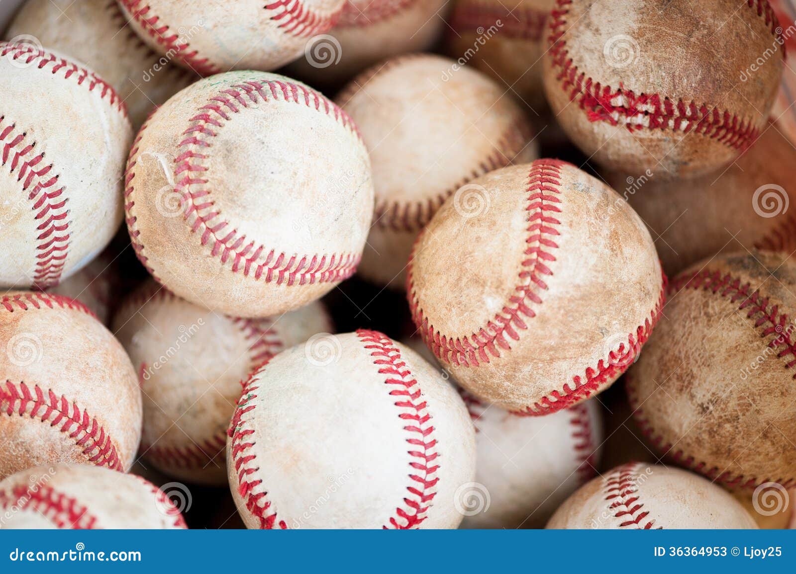 Old baseballs stock image. Image of details, game, antique - 36364953