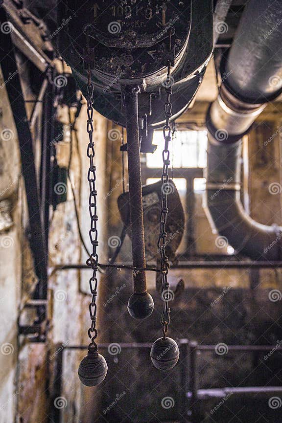 Old Basement with Rusty Tubes Stock Image - Image of rusty, light ...