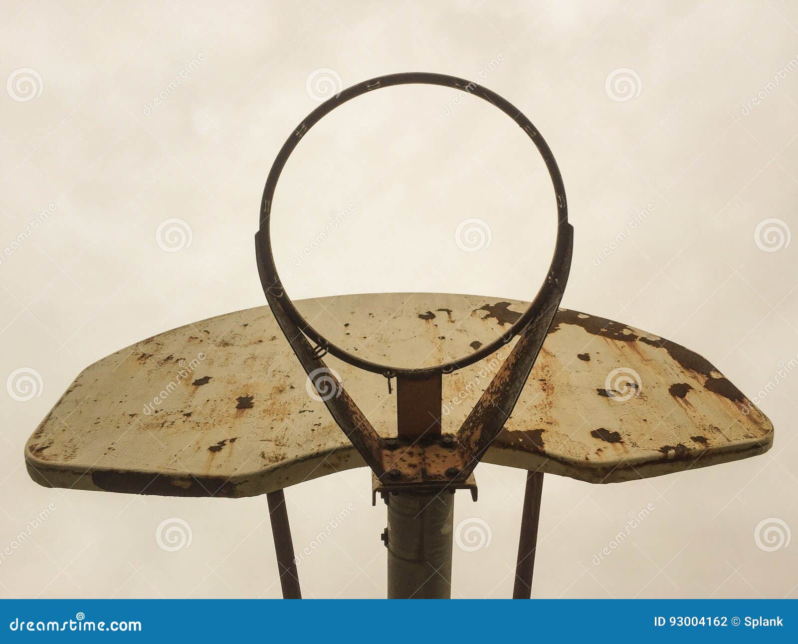 Old Basketball Hoop stock photo. Image of hoop, goal - 93004162