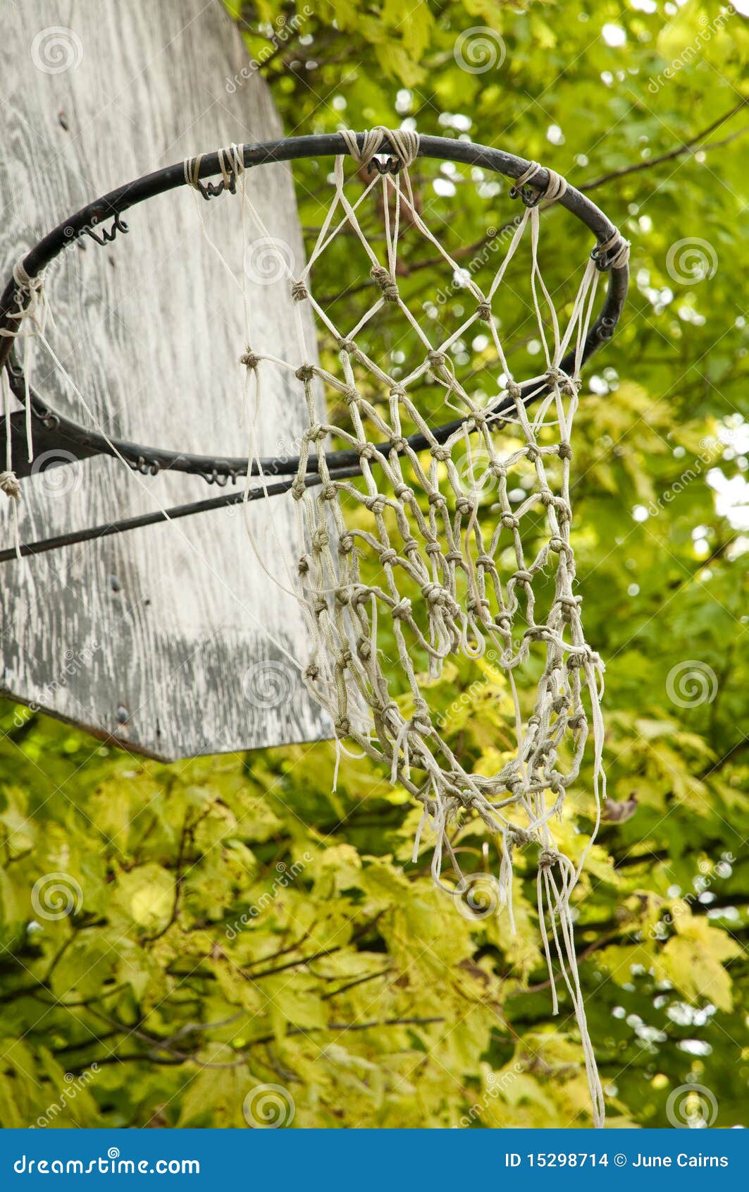Old basketball net stock photo. Image of broken, basketball - 15298714