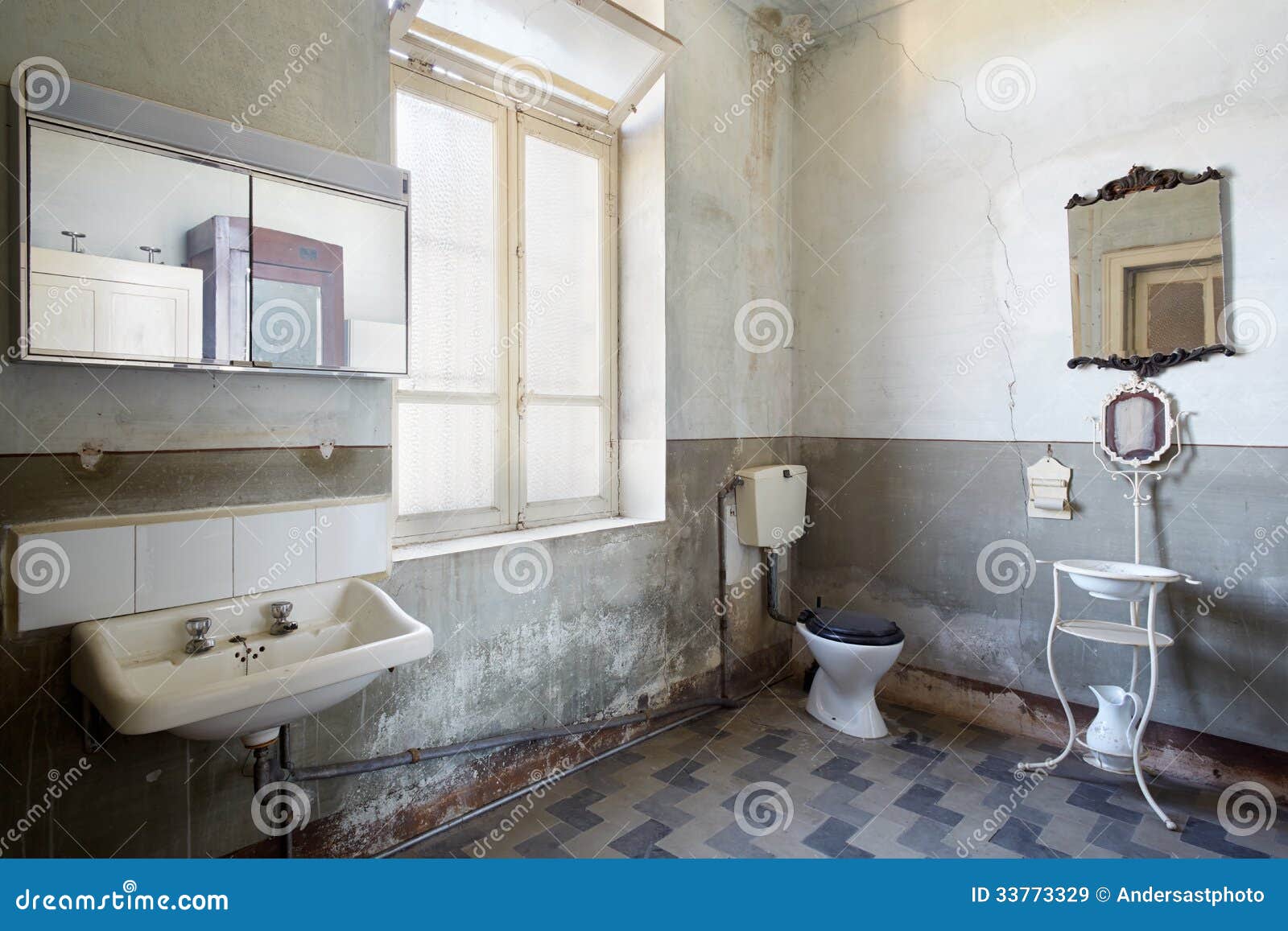 Decay Of A Washbasin Royalty-Free Stock Photography | CartoonDealer.com ...