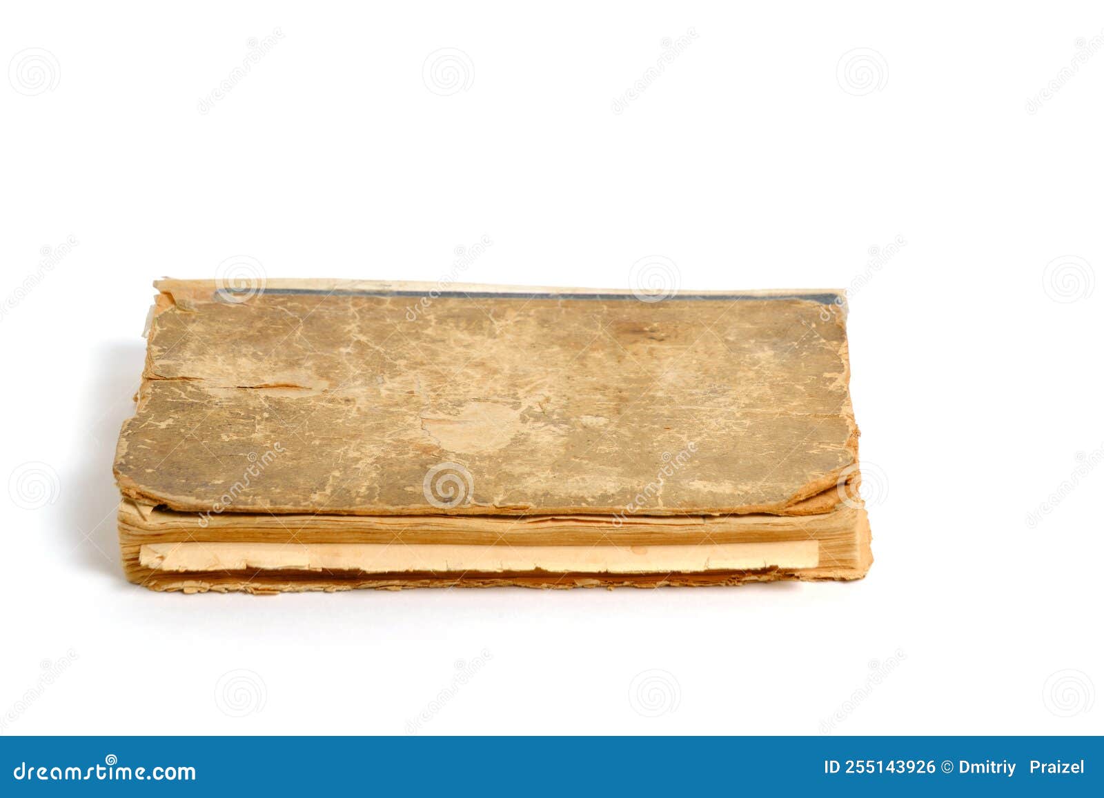 Yellowed Old Book Cover Stock Photography | CartoonDealer.com #3424412