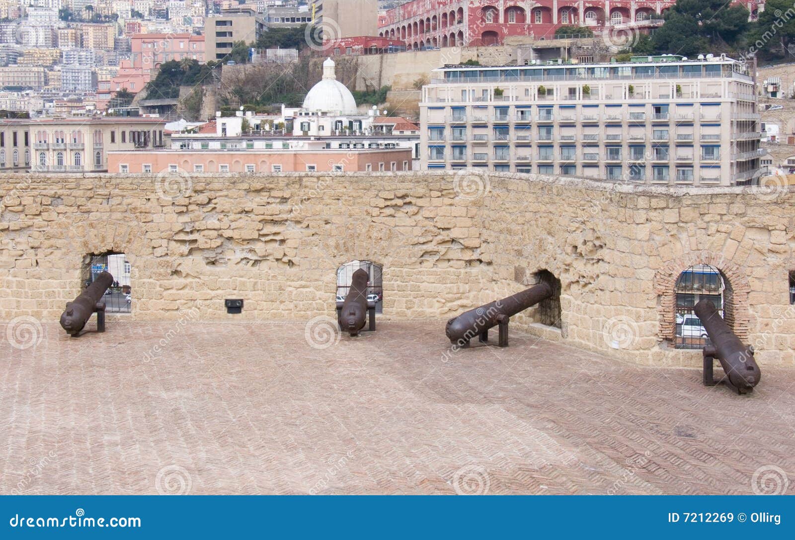 Old battery of cannons stock image. Image of fort, aged - 7212269