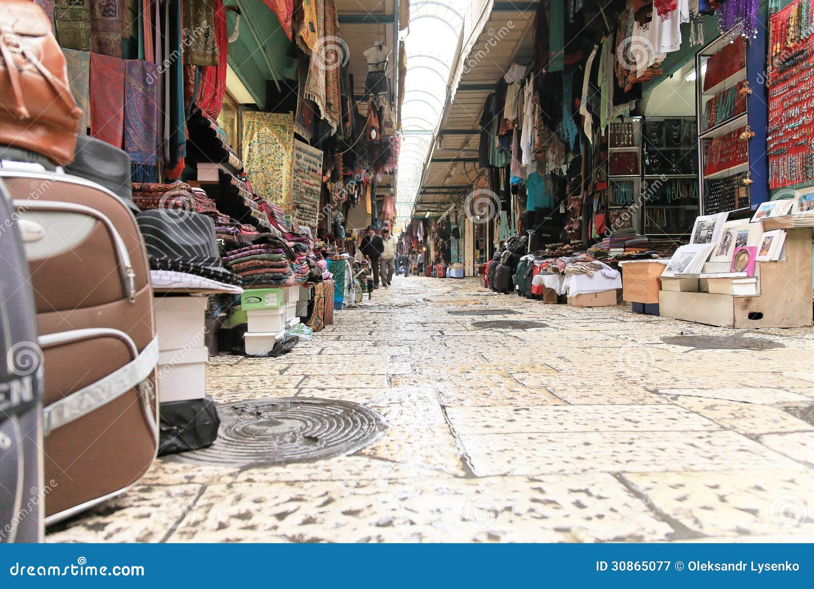 The Old Bazaar in Jerusalem Editorial Photography - Image of israel ...