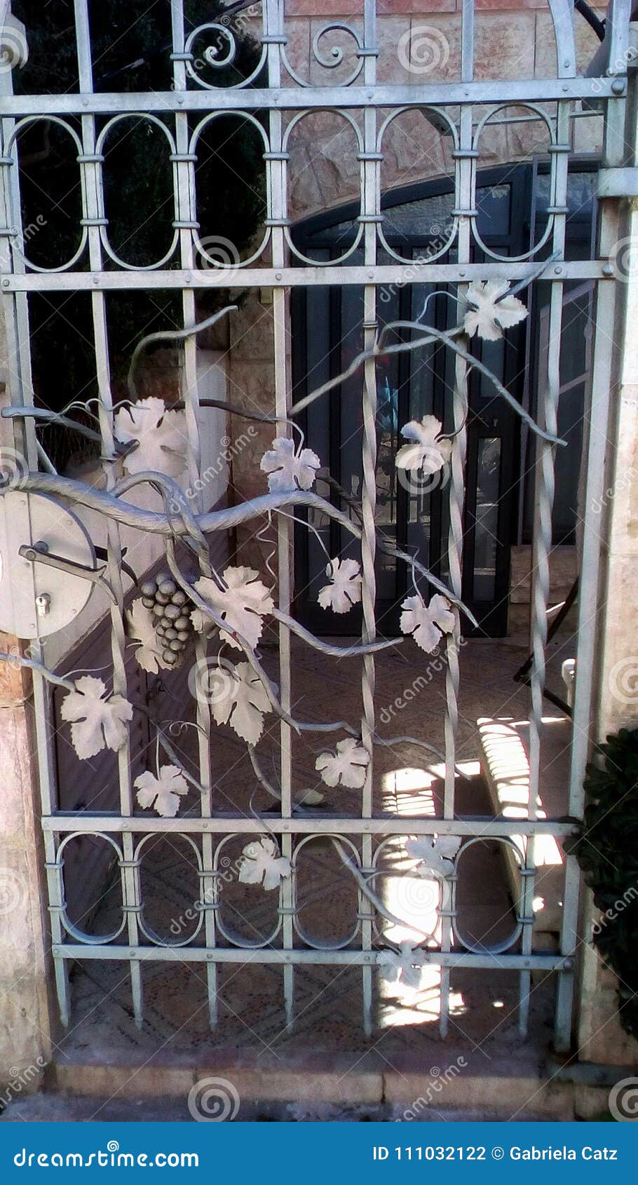 Beautiful design gate stock photo. Image of israel, ancient - 111032122