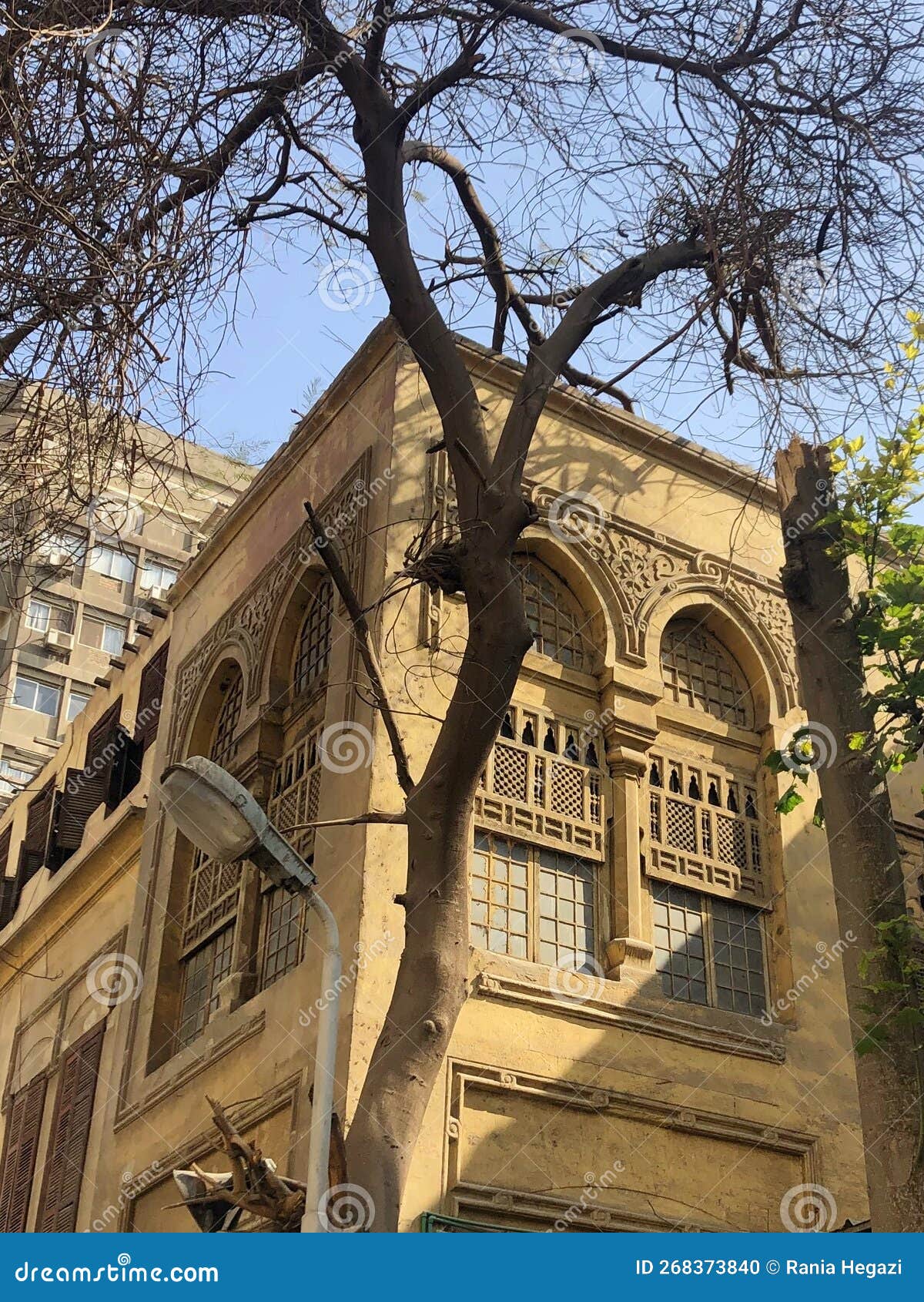 Old Buildings in the Streets of Downtown Cairo in Egypt Stock Photo ...