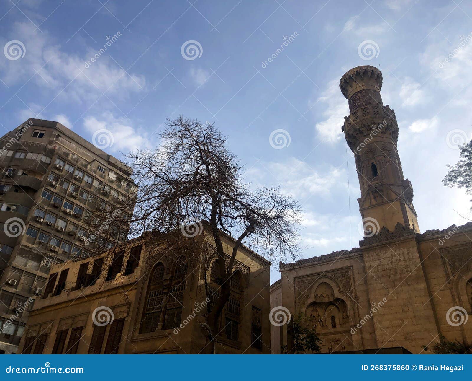 Old Buildings in the Streets of Downtown Cairo in Egypt Stock Photo ...