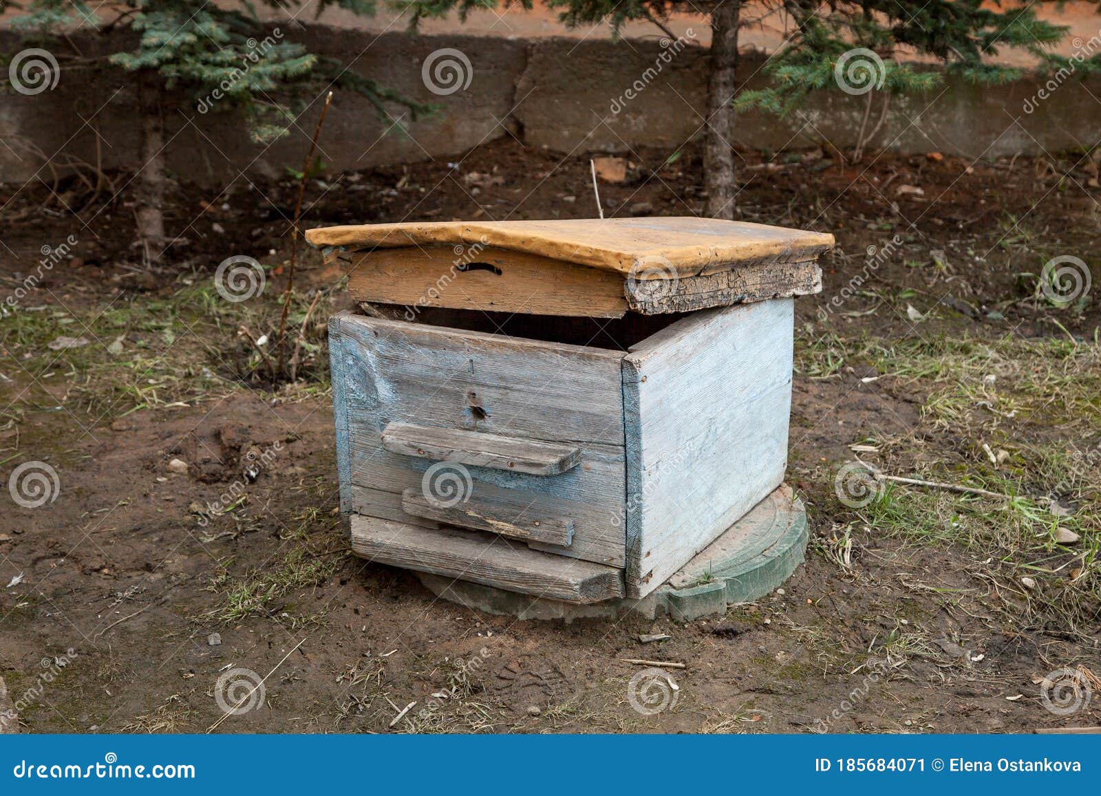 Old bee hive stock image. Image of food, orchard, beekeeping - 185684071