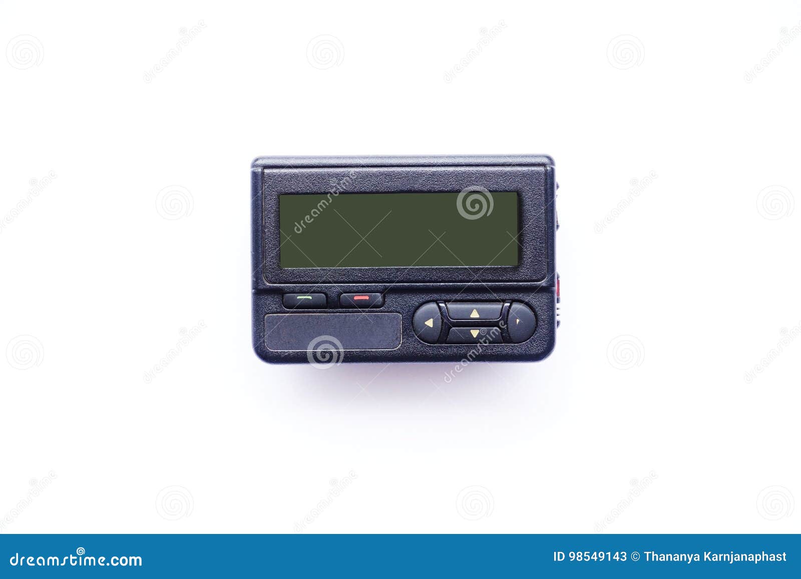 Old beeper or pager stock image. Image of object, business - 98549143
