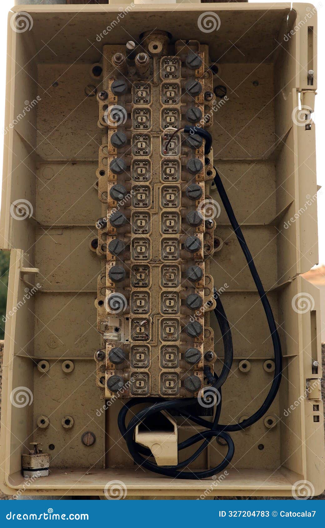 Telephone Junction Box Royalty-Free Stock Photo | CartoonDealer.com ...