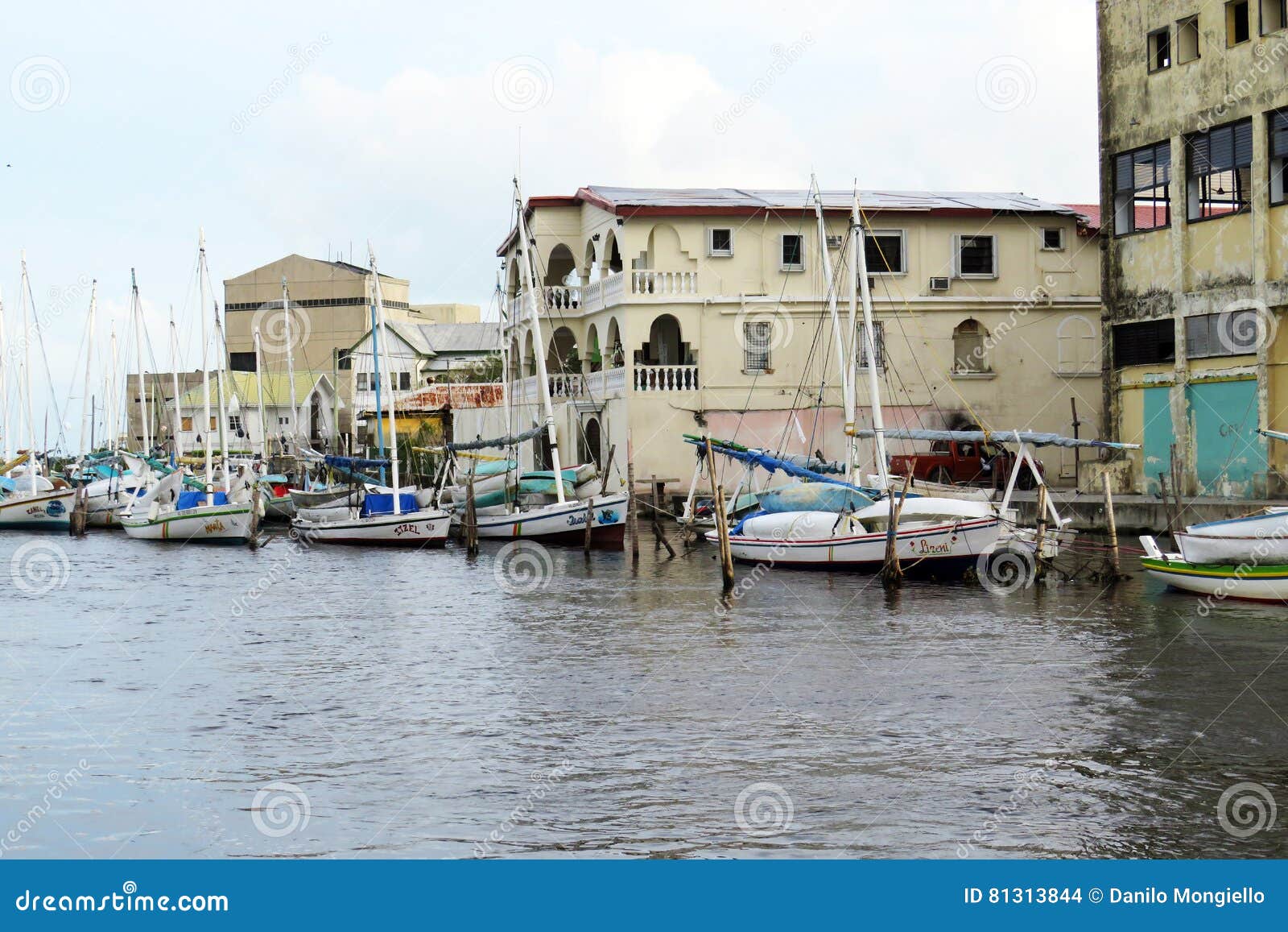 Old belize editorial stock image. Image of port, belize - 81313844