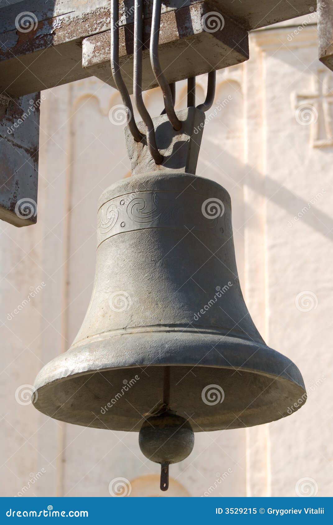 Old bell stock image. Image of notify, signal, steel, impact - 3529215