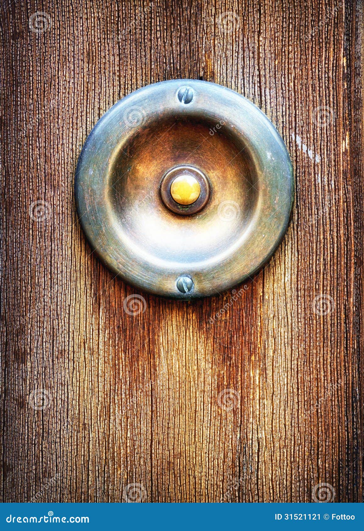Old bell button stock image. Image of doorbell, outdoors - 31521121