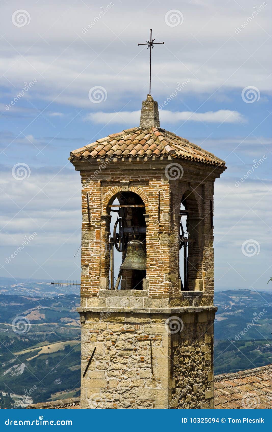Old bell tower stock photo. Image of hills, marino, christ - 10325094