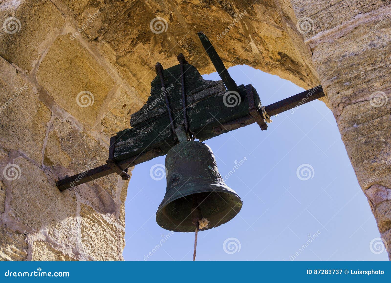 Old bell stock image. Image of cloister, traditional - 87283737