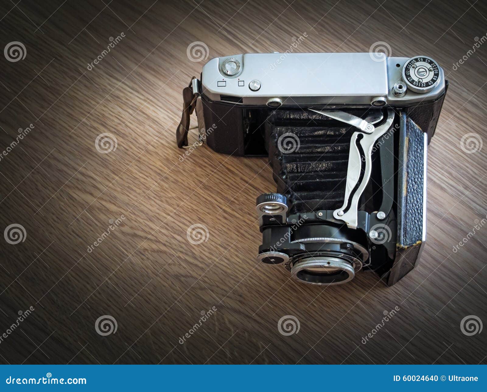 An Old Bellows Film Camera stock photo. Image of antique - 60024640