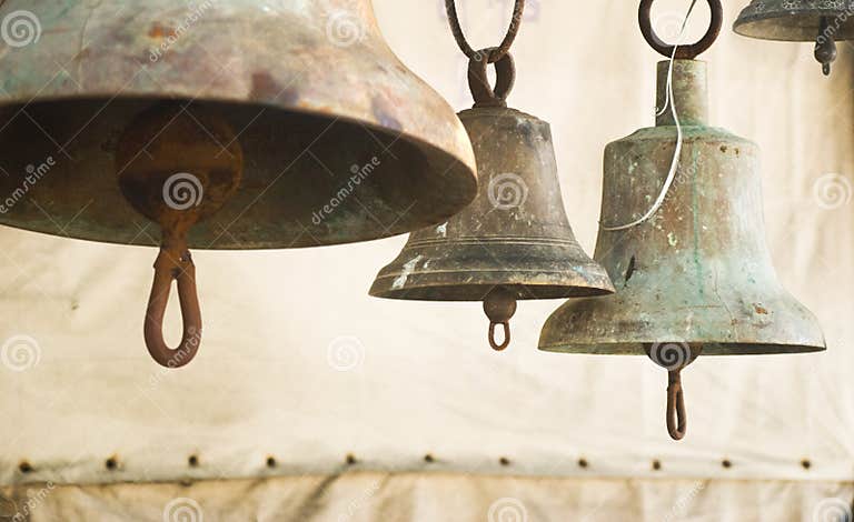 Old bells stock photo. Image of metallic, music, catholicism - 7624546