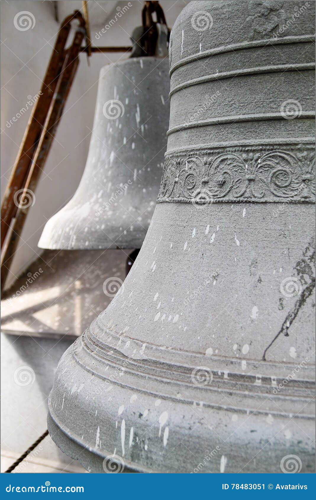 The old bells stock image. Image of salty, gasoline, dirt - 78483051