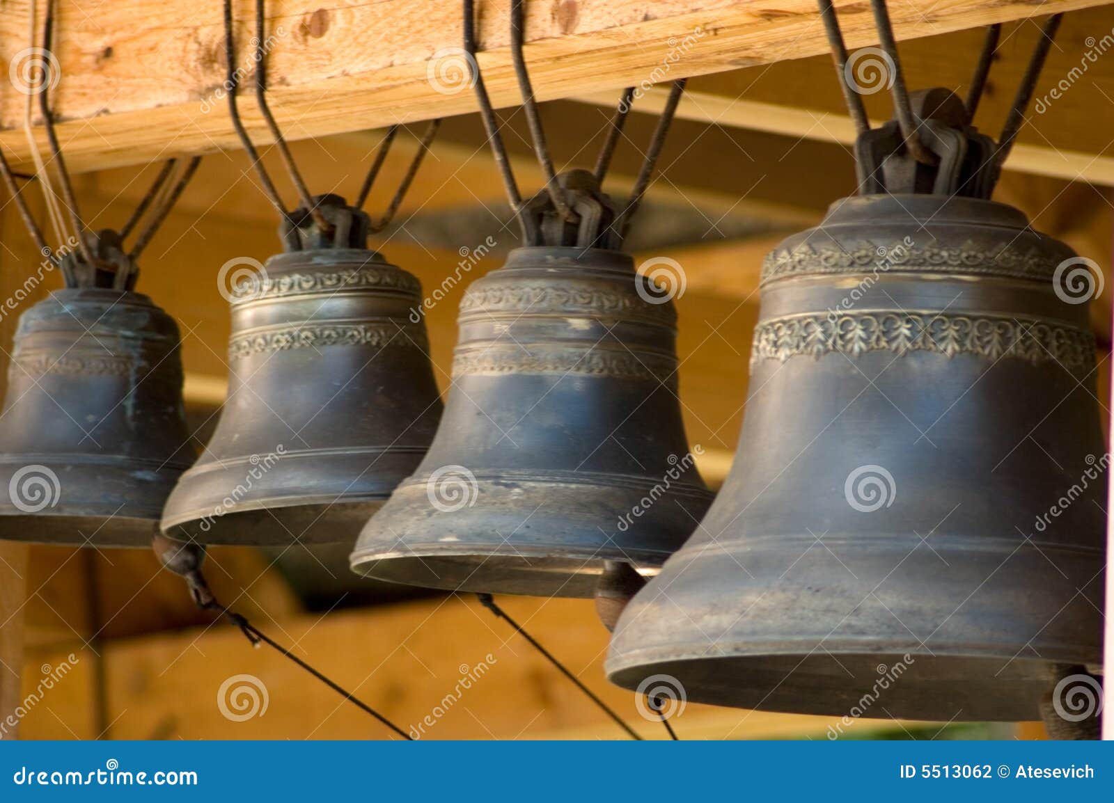 Old bells close up stock photo. Image of russia, noise - 5513062