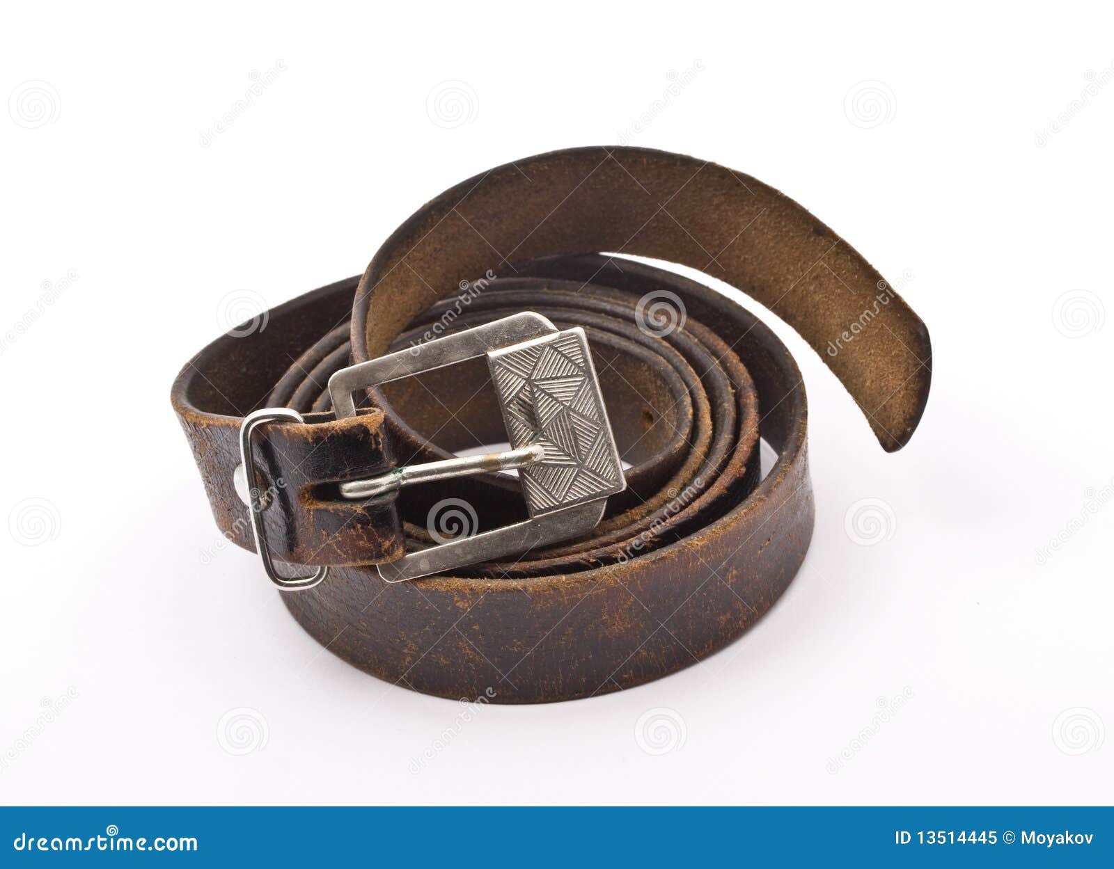 Old belt stock image. Image of single, leather, strap - 13514445