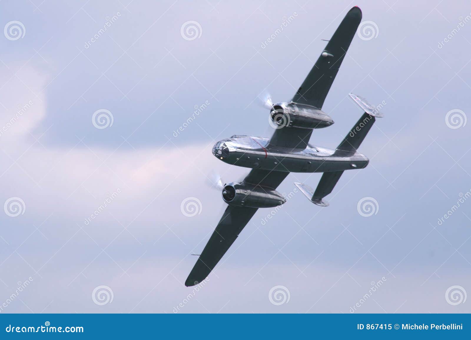 Old bi-propellers aircraft stock image. Image of spin, airshow - 867415