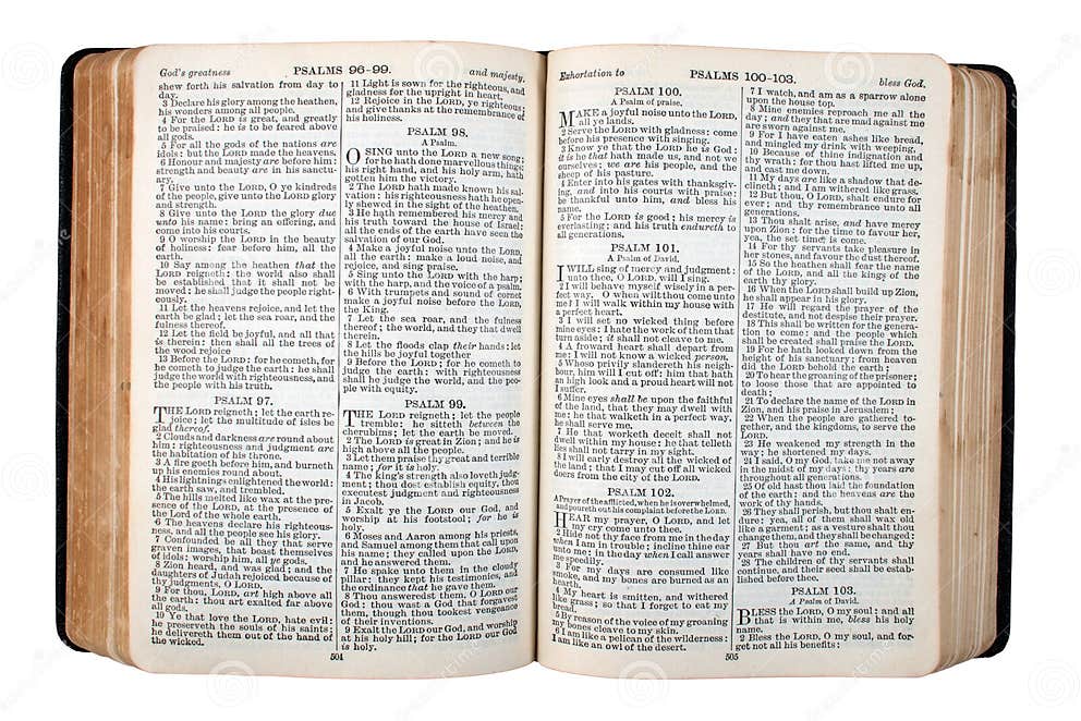 An old bible. stock image. Image of vintage, holy, print - 2299853