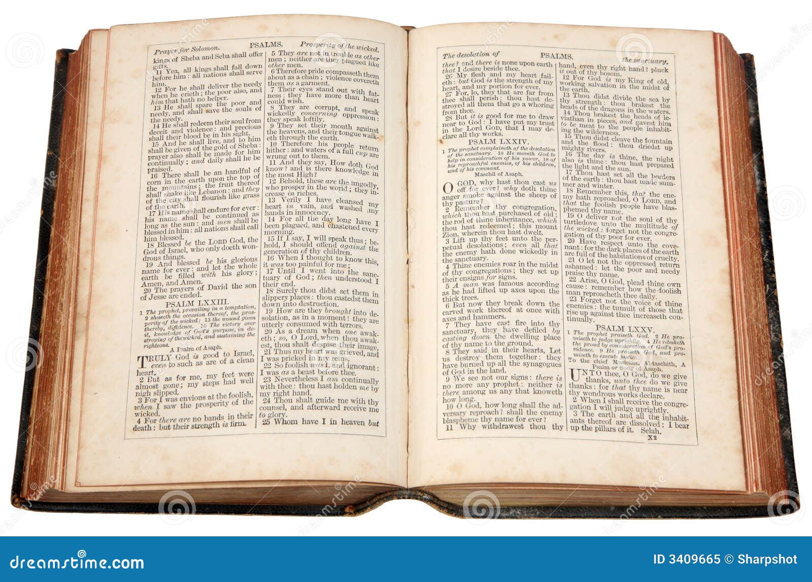 An old bible. stock image. Image of antique, verse, book - 3409665