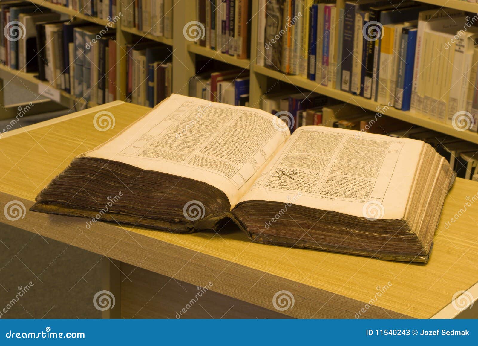 Old bible in the library stock image. Image of read, letters - 11540243