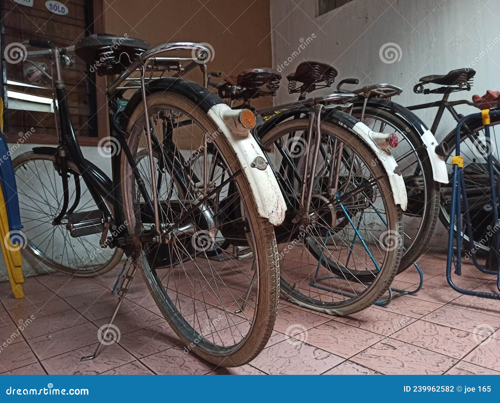 Old bicycle stock photo. Image of bicycle, cluster, grandfathers ...