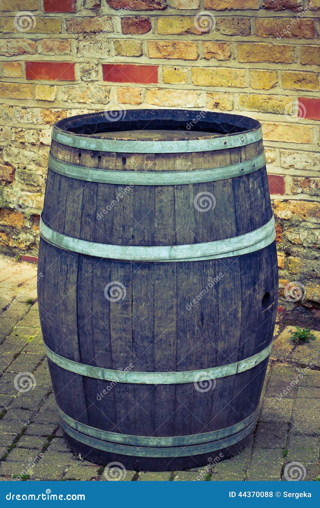 Old big barrel for wine stock photo. Image of agriculture - 44370088