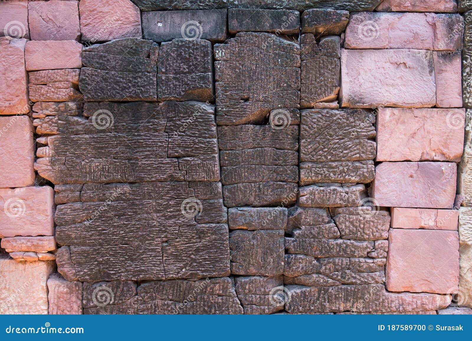 Old Big Brick Wall Background Stock Photo - Image of culture, closeup ...