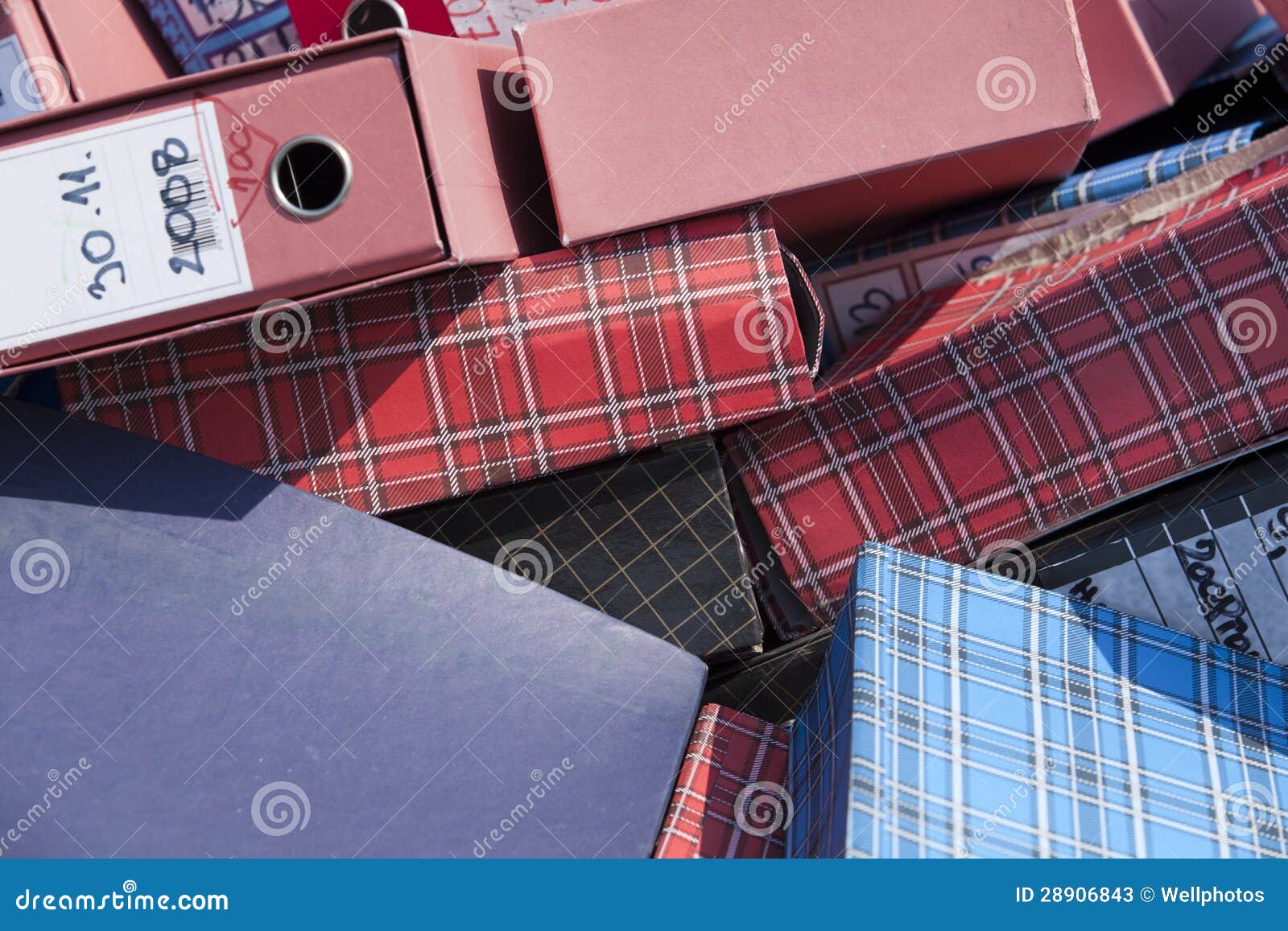 Old binders stock image. Image of archivating, archive - 28906843