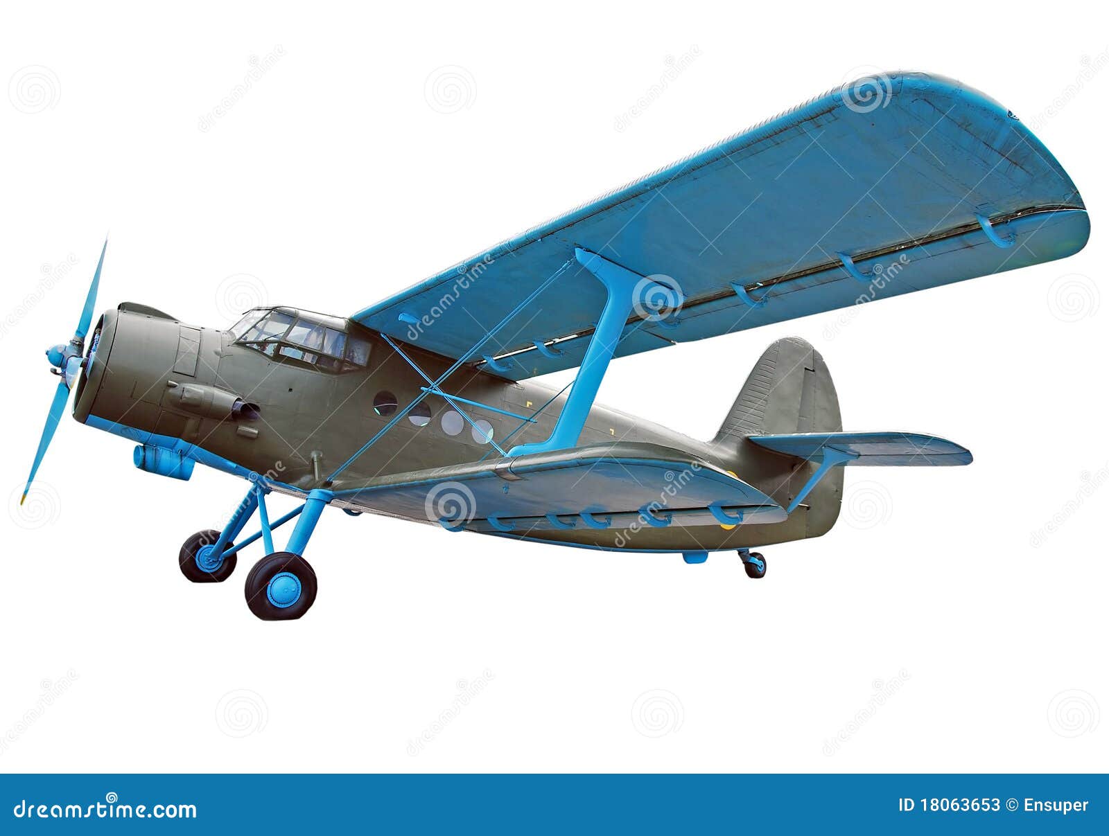 Old biplane stock image. Image of isolated, hard, backdrop - 18063653