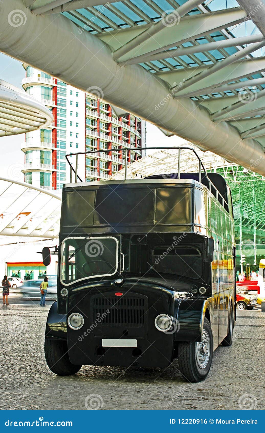 Old Black Bus stock photo. Image of funny, passengers - 12220916