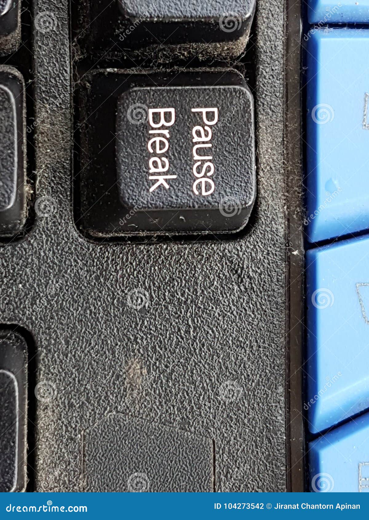Old Black Computer Keyboard on Decorate Green Artificial Grass Stock ...