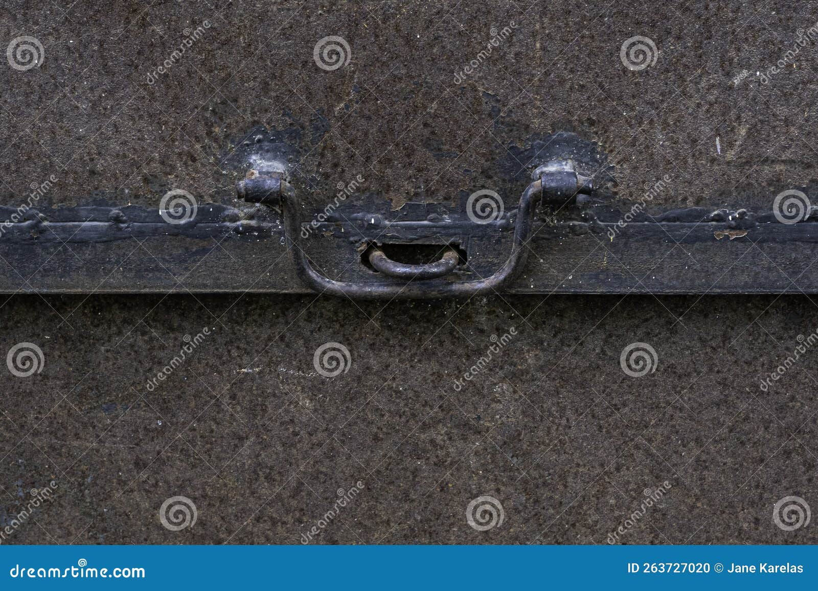 Old Black Iron Metal Latch on Brown Concrete Background Texture Stock ...