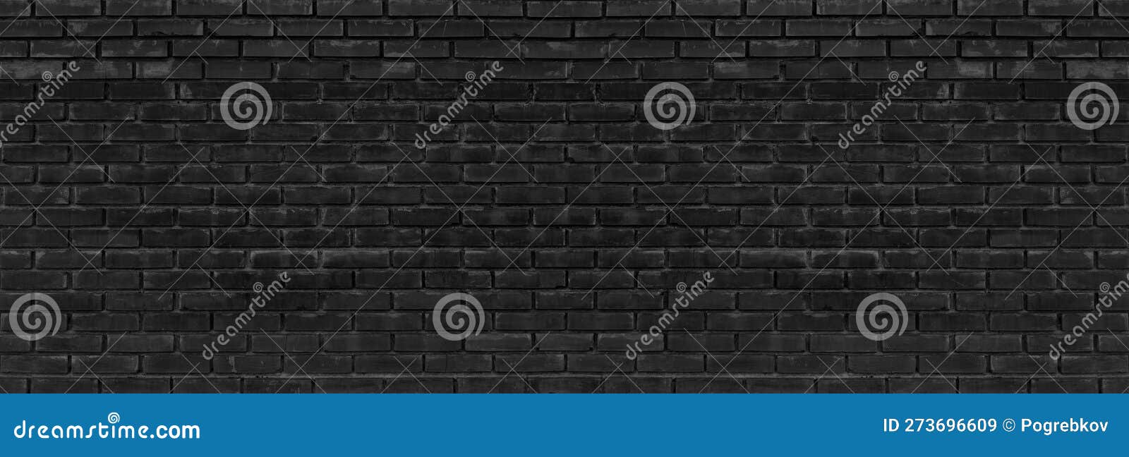 Old Black Messy Exterior Brick Wall Wide Texture. Dark Aged Masonry ...