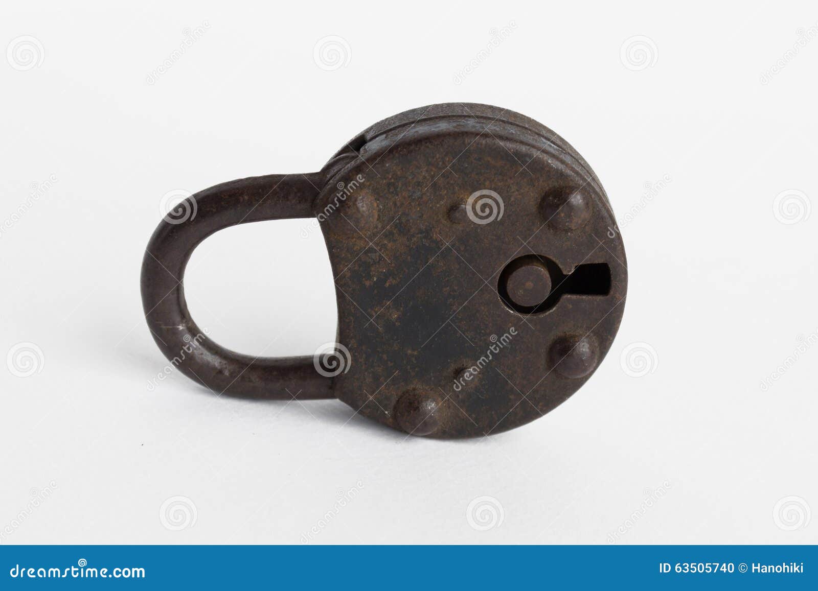 Old Black Padlock / Black Lock Isolated on White Background Stock Photo ...