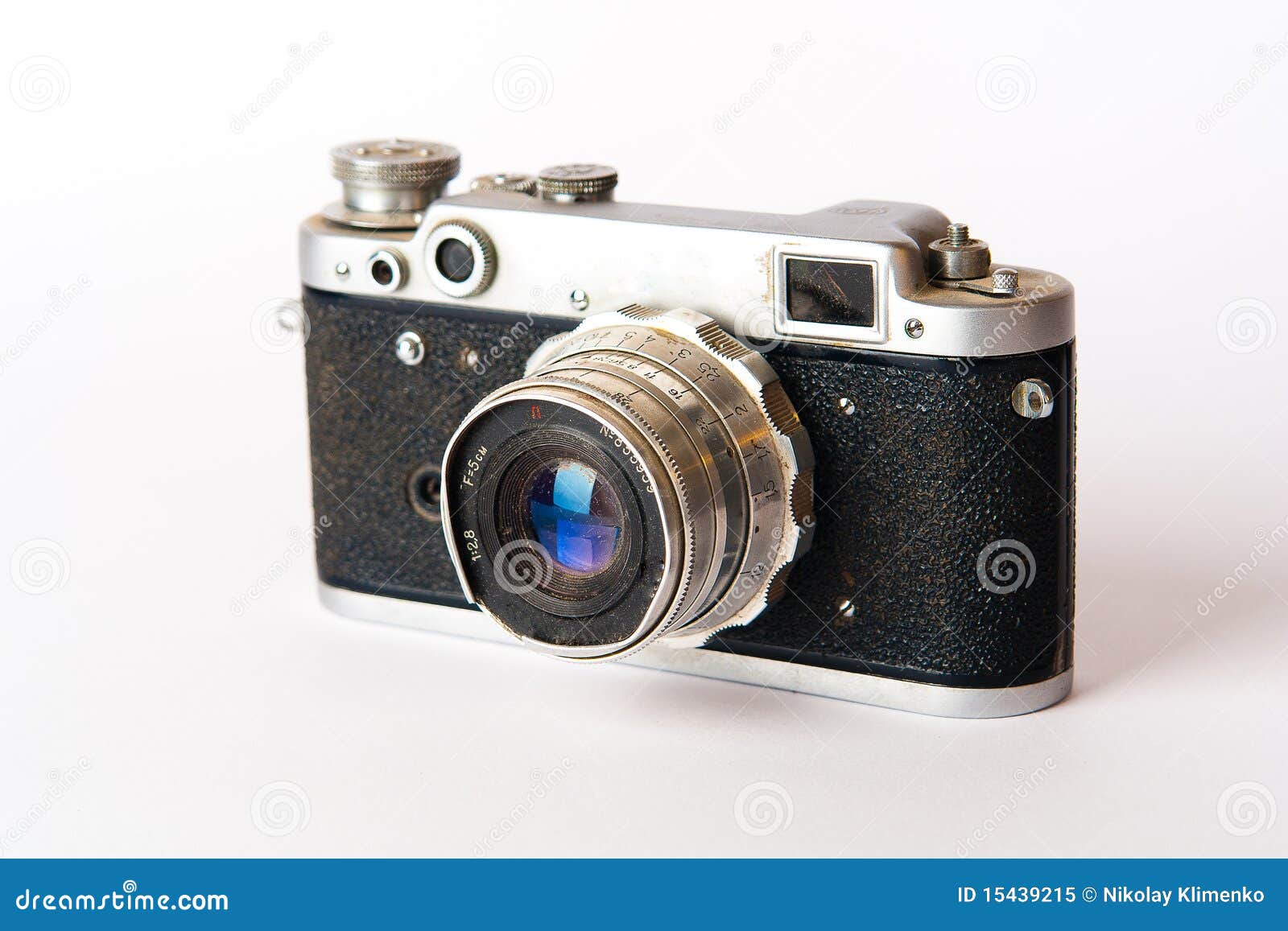 Old black photo camera stock image. Image of former, reel - 15439215