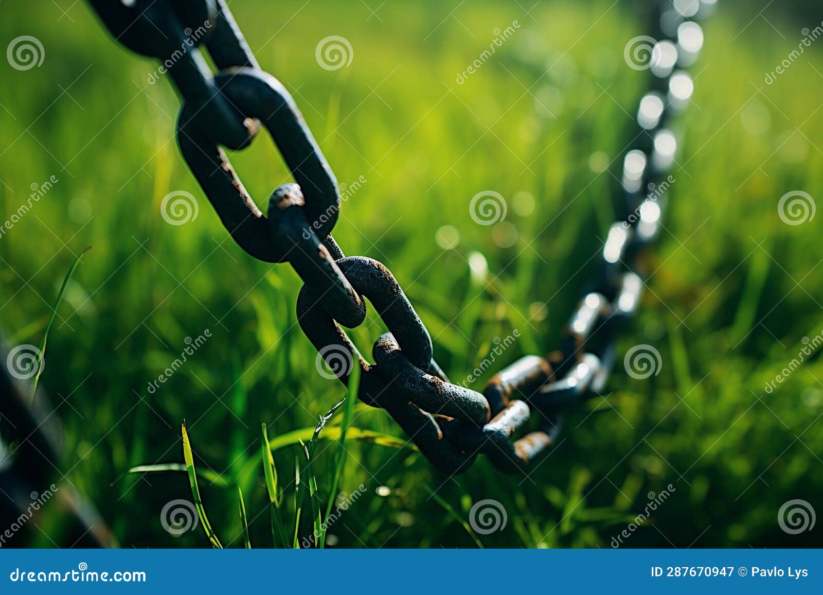 Old Black Steel Chains with Rust Stock Illustration - Illustration of ...