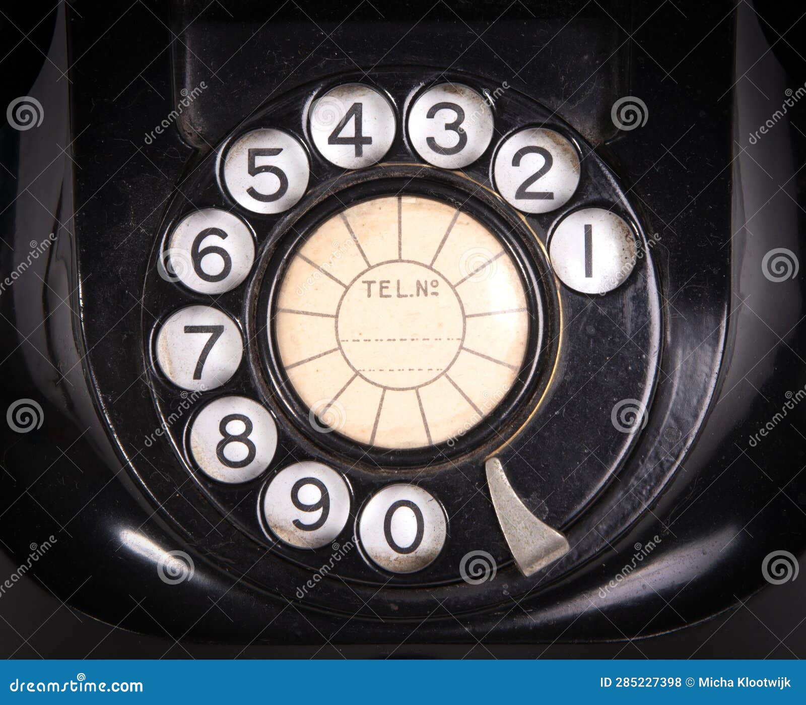Old Black Telephone Set Close-up, Full Frame Image Stock Photo - Image ...
