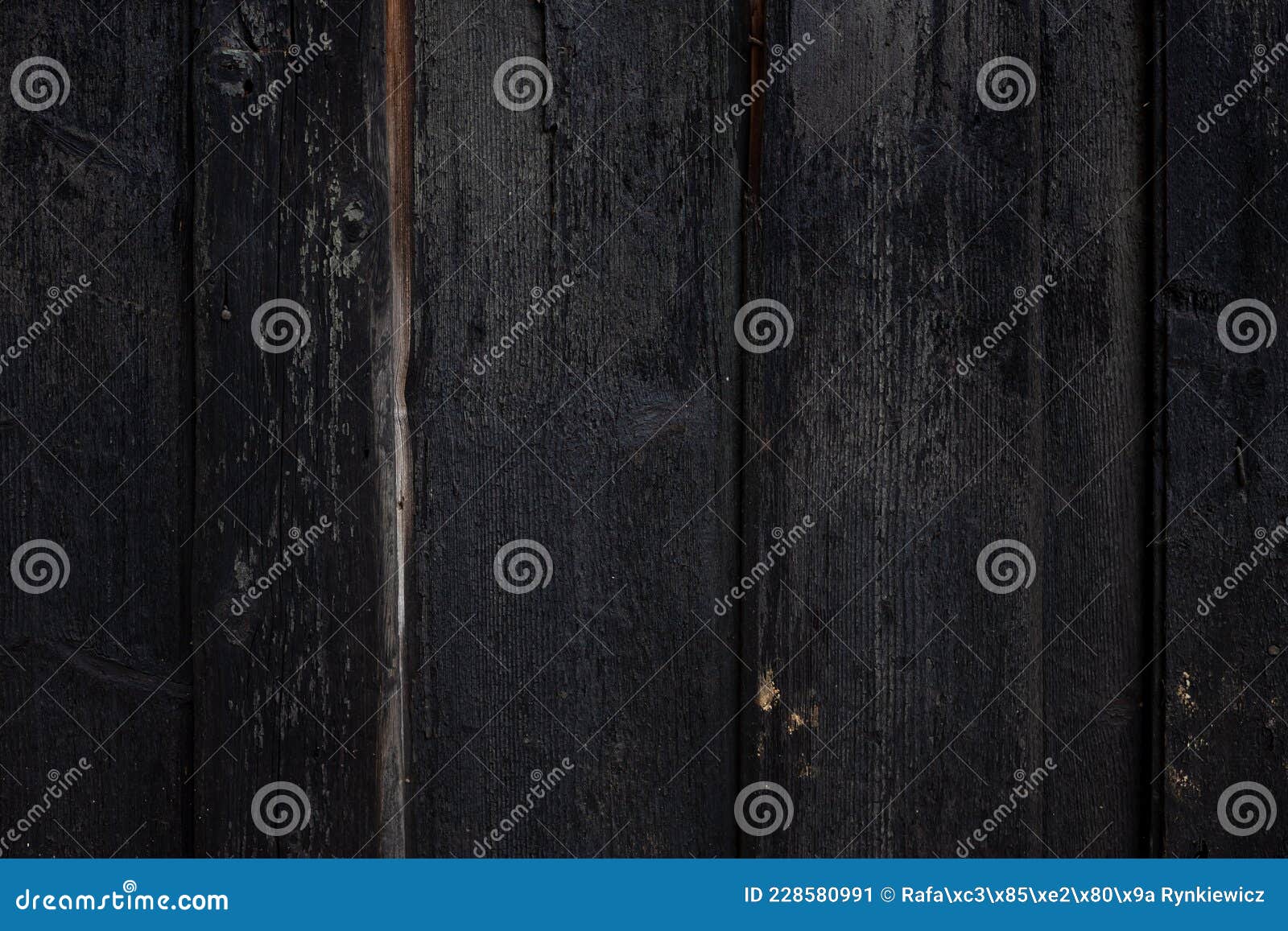 The Old Black Wood Texture with Natural Patterns Stock Image - Image of ...