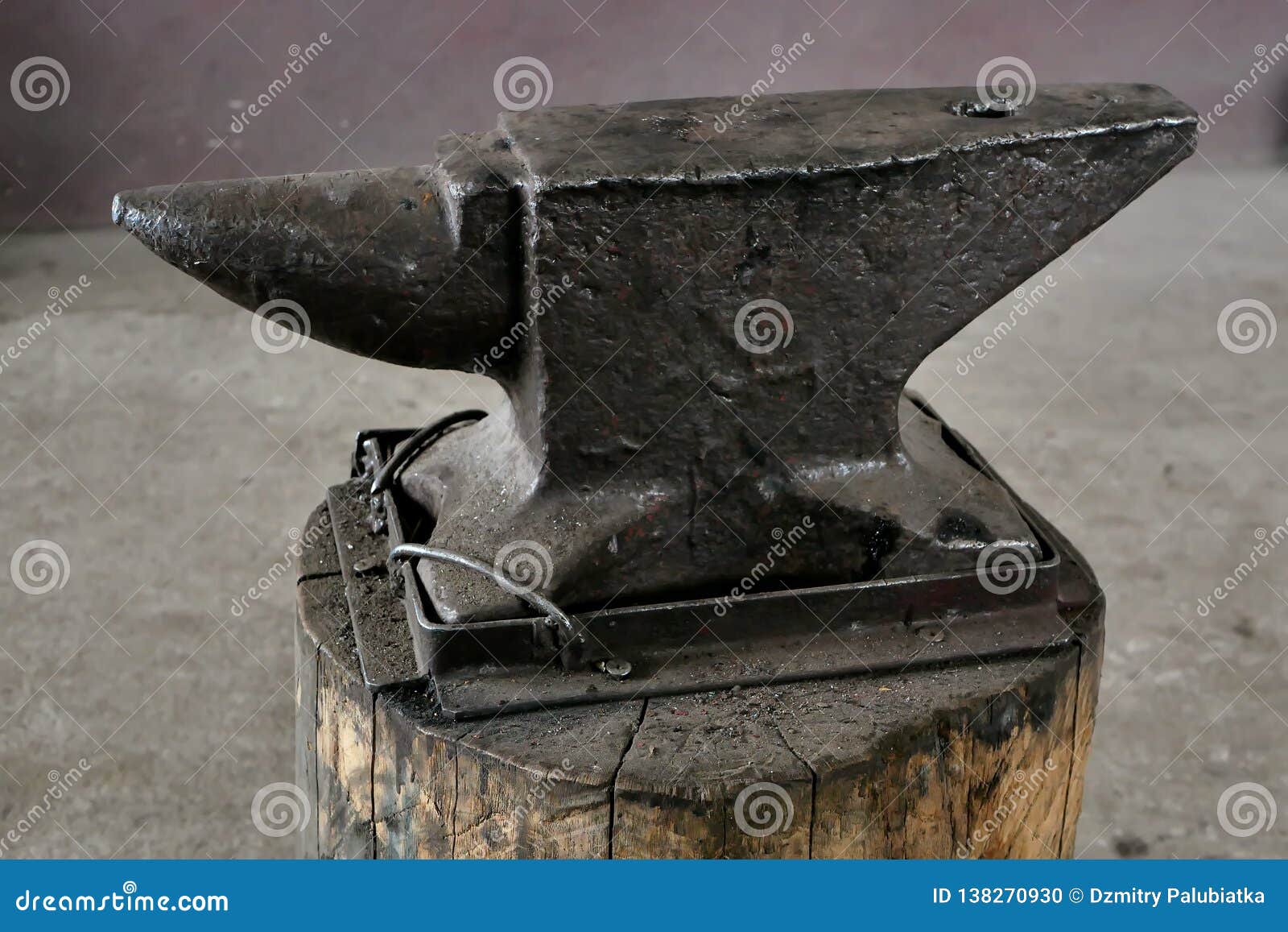 Old Blacksmith Anvil Close-up Stock Photo - Image of anvil, equipment ...