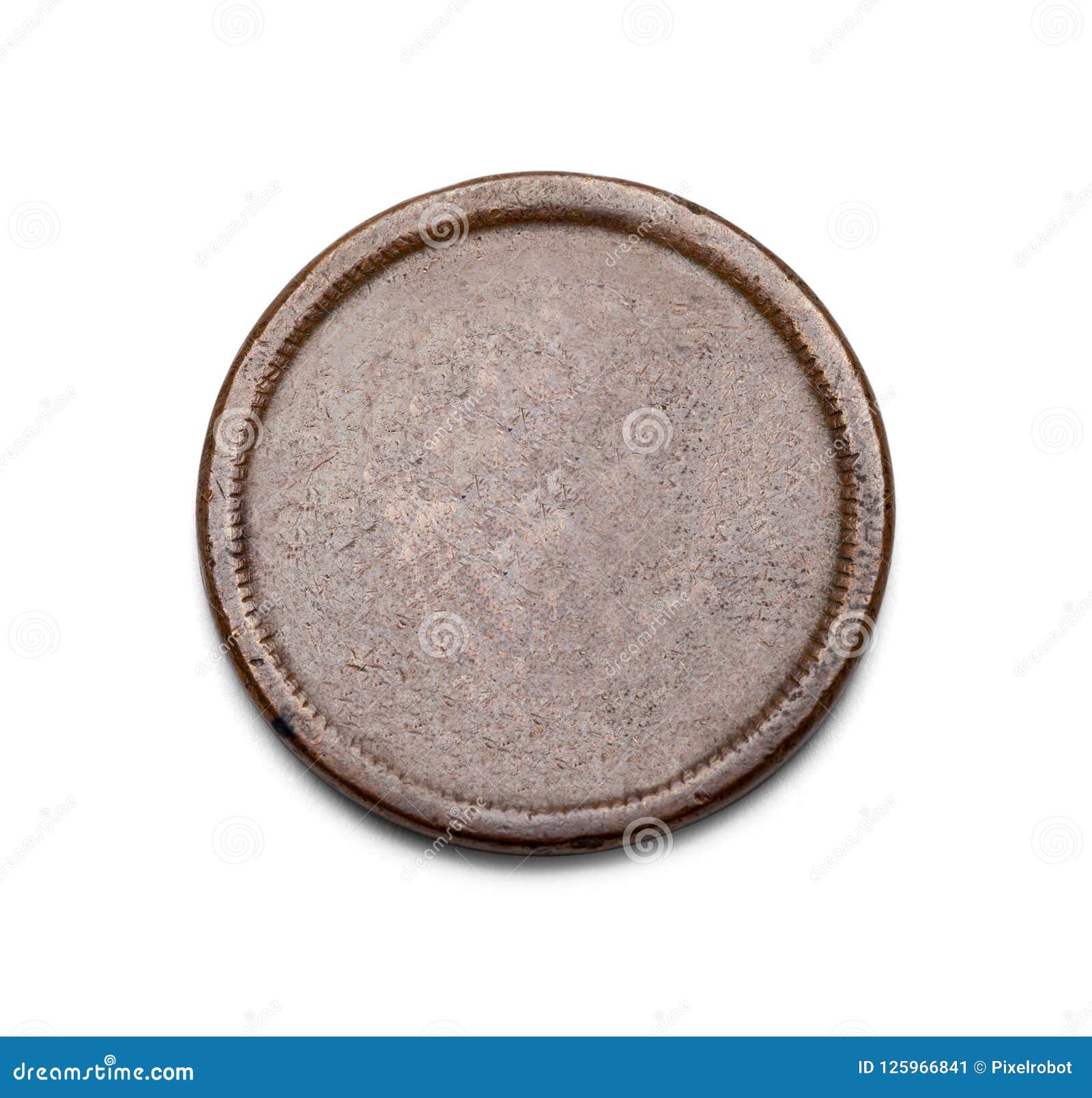 Old Blank Coin stock image. Image of money, metal, blank - 125966841