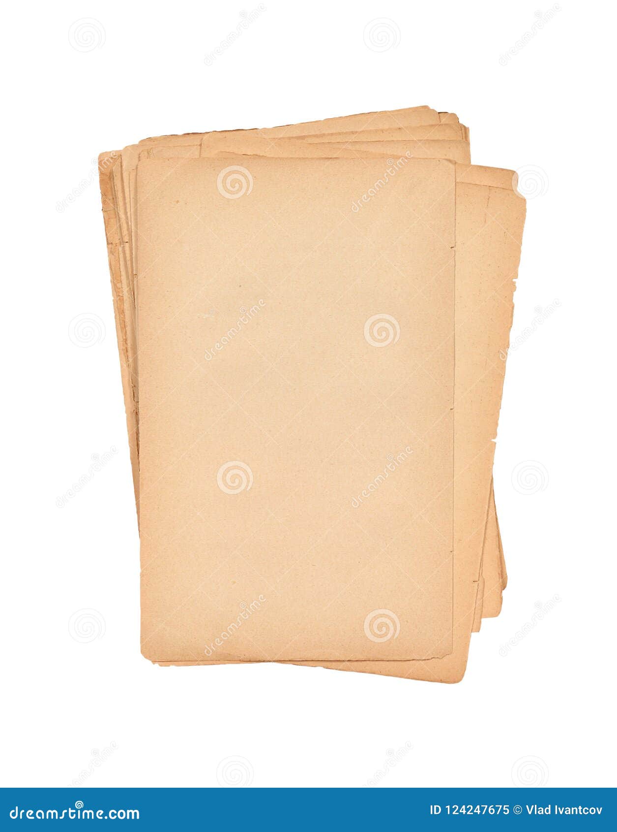 Old blank paper stock image. Image of dirt, abstract - 124247675