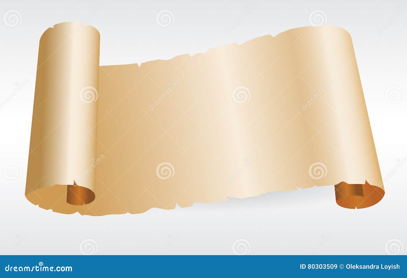 Old blank paper script. stock vector. Illustration of library - 80303509