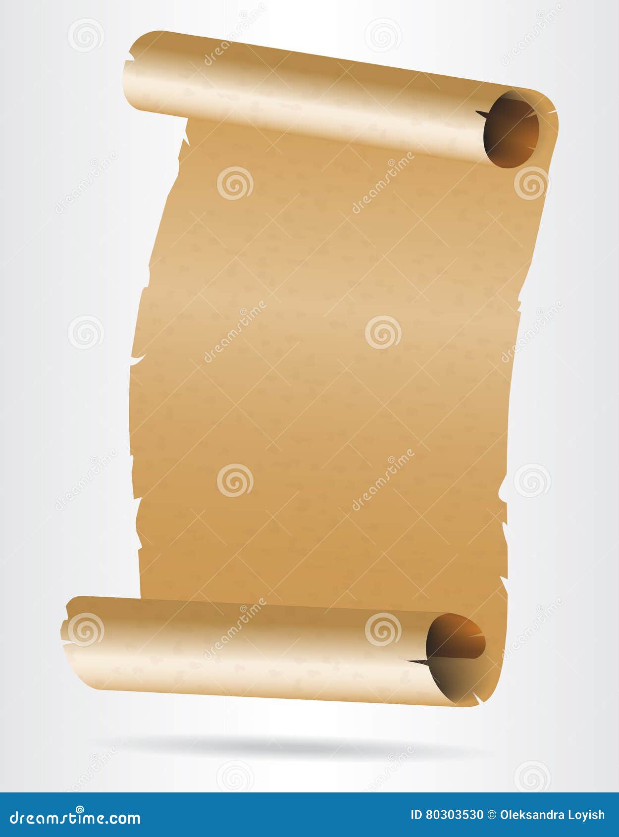 Old Blank Paper Script Stock Vector Illustration Of Ancient 80303530
